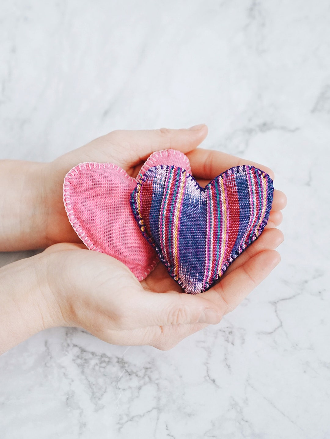 Reusable Heart Hand Warmers | Cotton Rice-filled Set - Etsy
