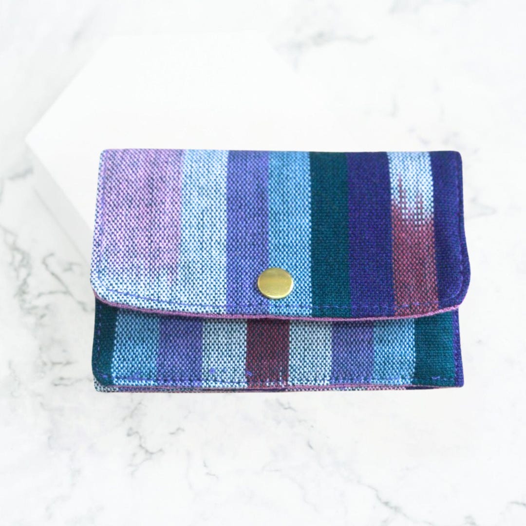 Handwoven Guatemalan Fabric Card Wallet | Artisan Crafted - Etsy