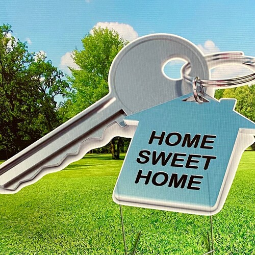 Lawn Sign House Keys - Etsy
