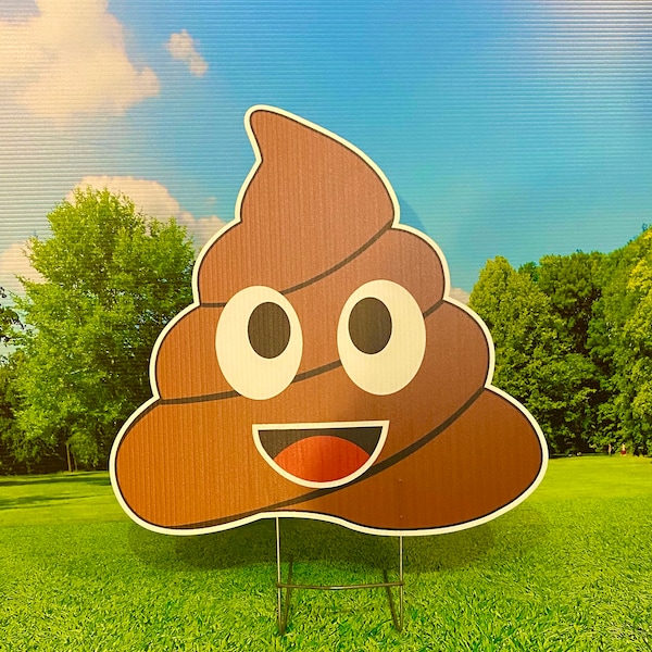 Poop Sign - Etsy