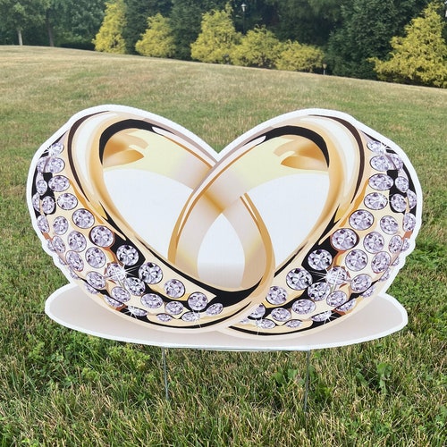 Lawn Sign Engagement Ring - Etsy