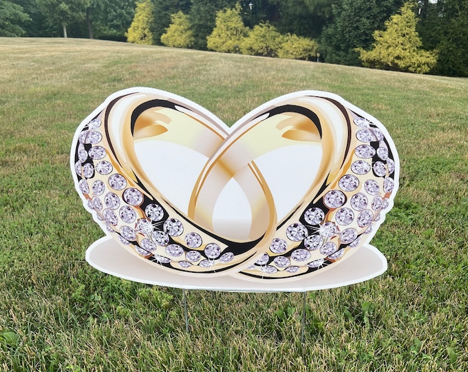 Lawn Sign - Rings - Etsy