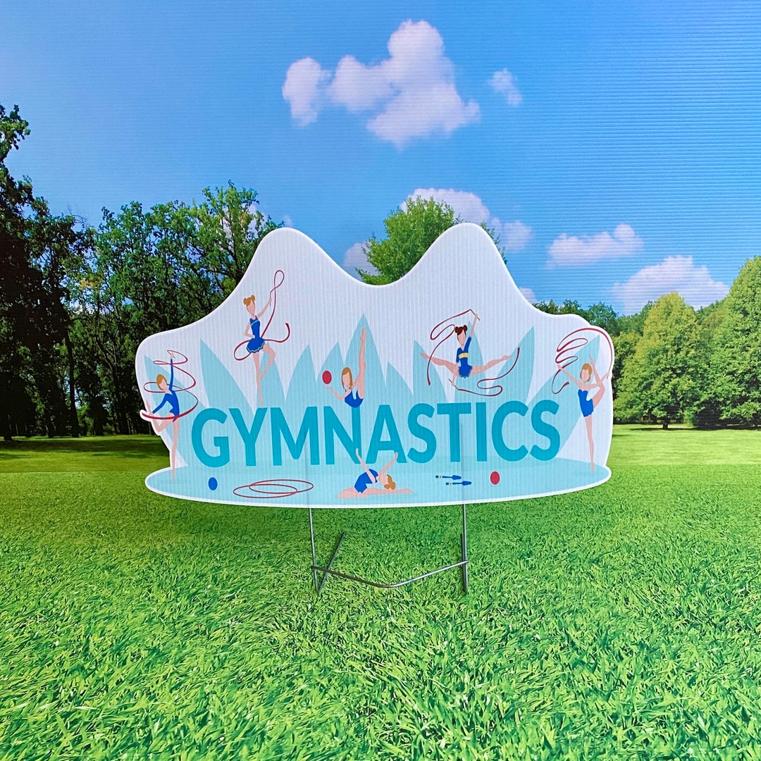 Lawn Sign - Gymnastics - Etsy