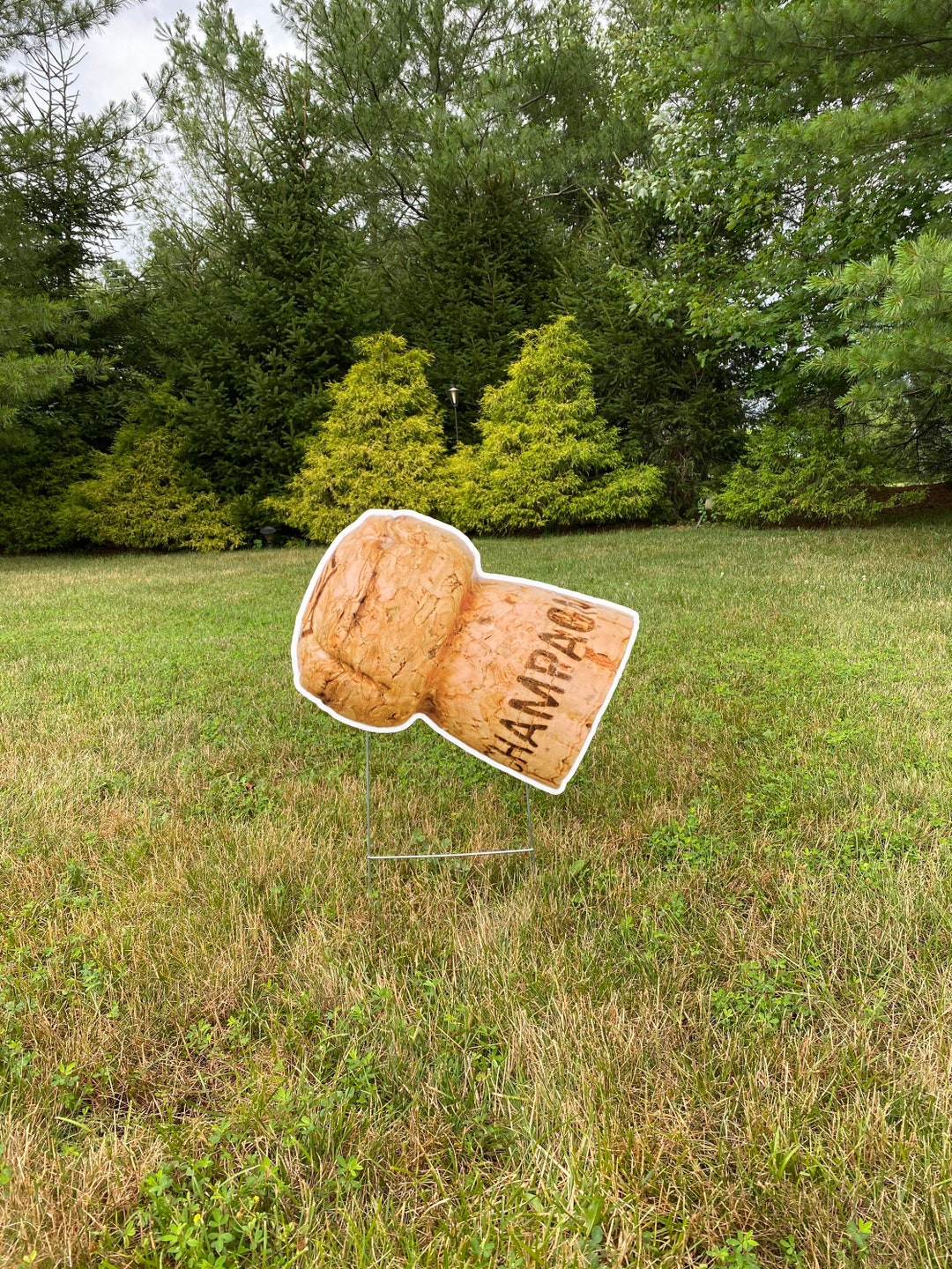 Lawn Sign - Cork - Etsy