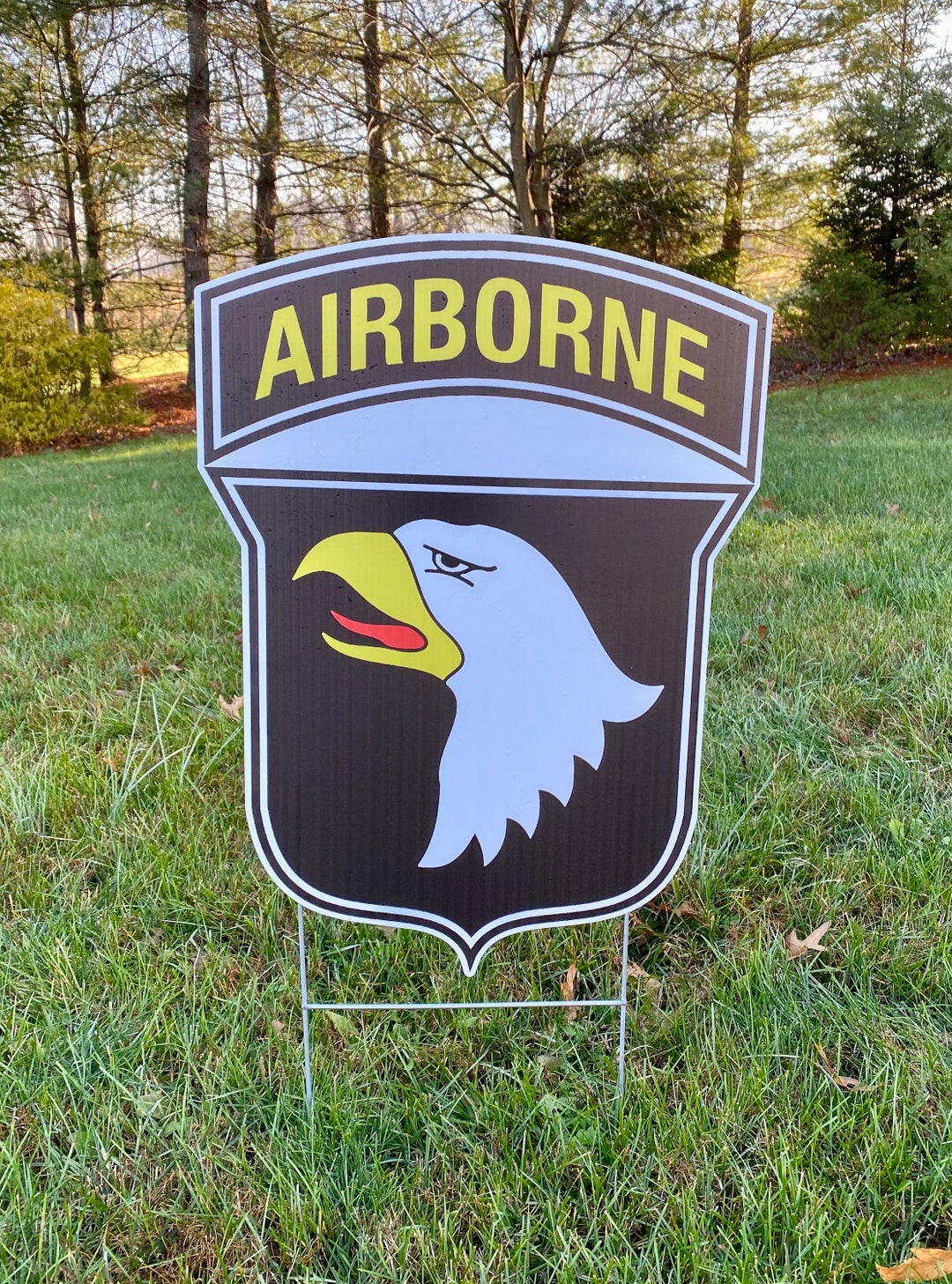 Lawn Sign Army Airborne - Etsy