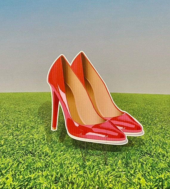 Lawn Sign Red Heels | Etsy
