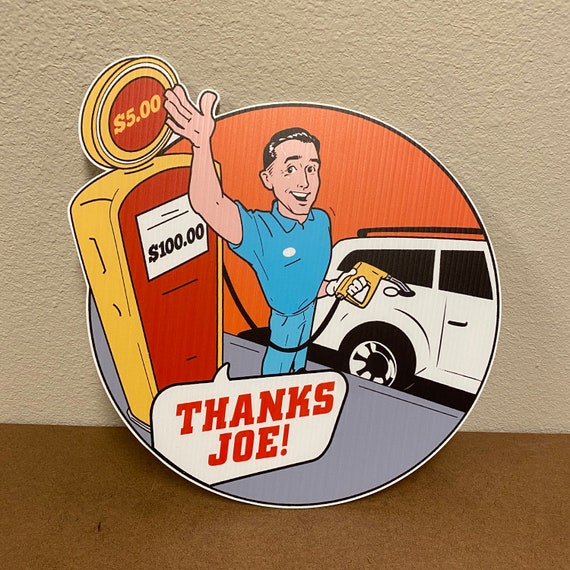 Lawn Sign Thanks Joe | Etsy