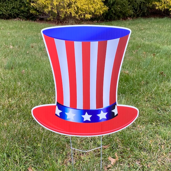 Uncle Sam Top Hat - Etsy