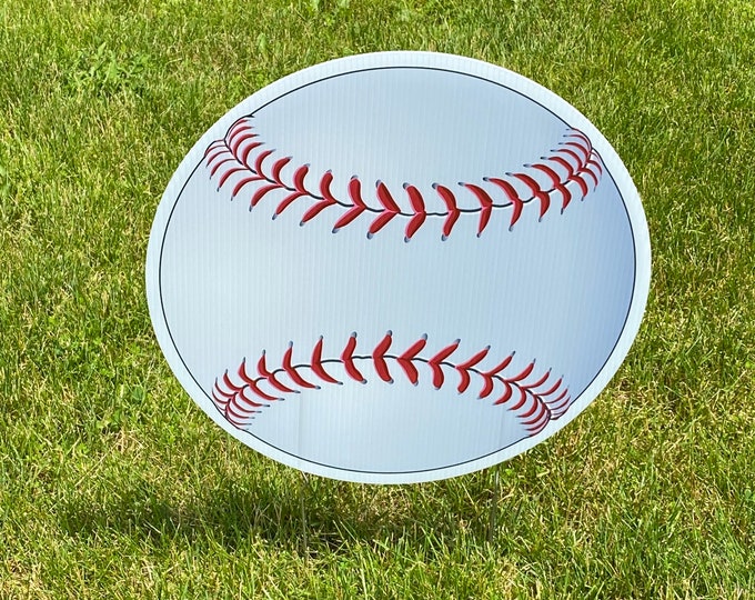 Lawn Sign - Baseball - Etsy