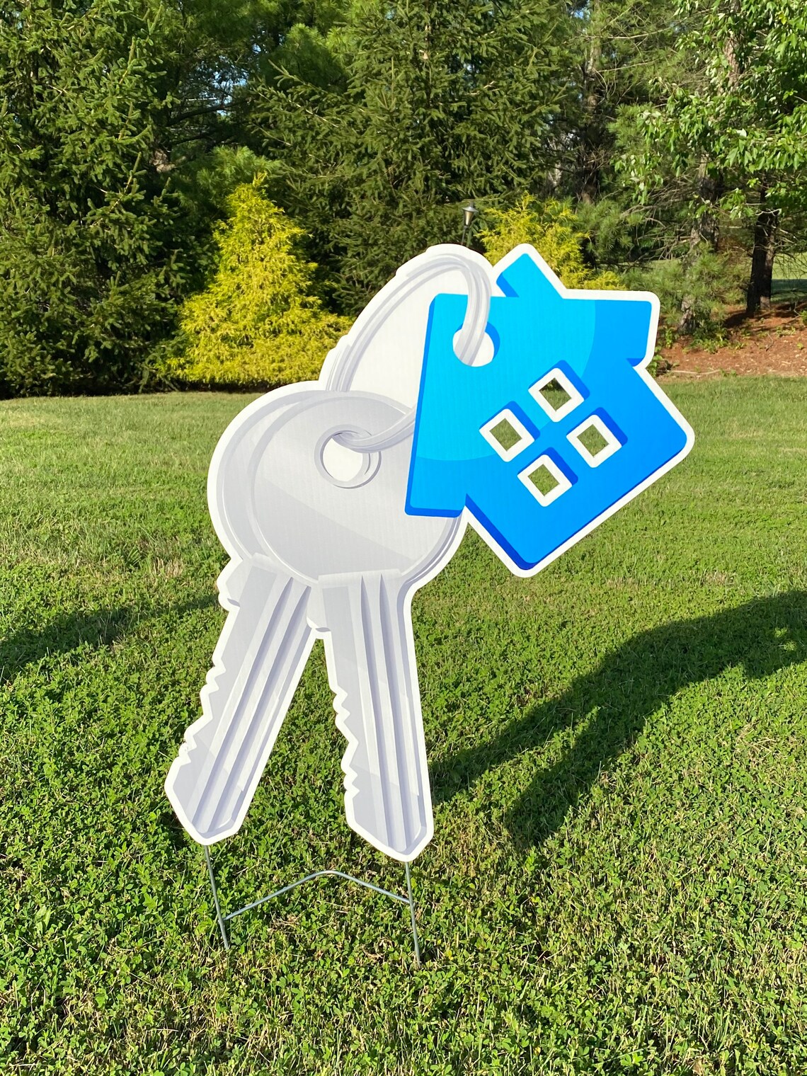 Lawn Sign House Keys - Etsy