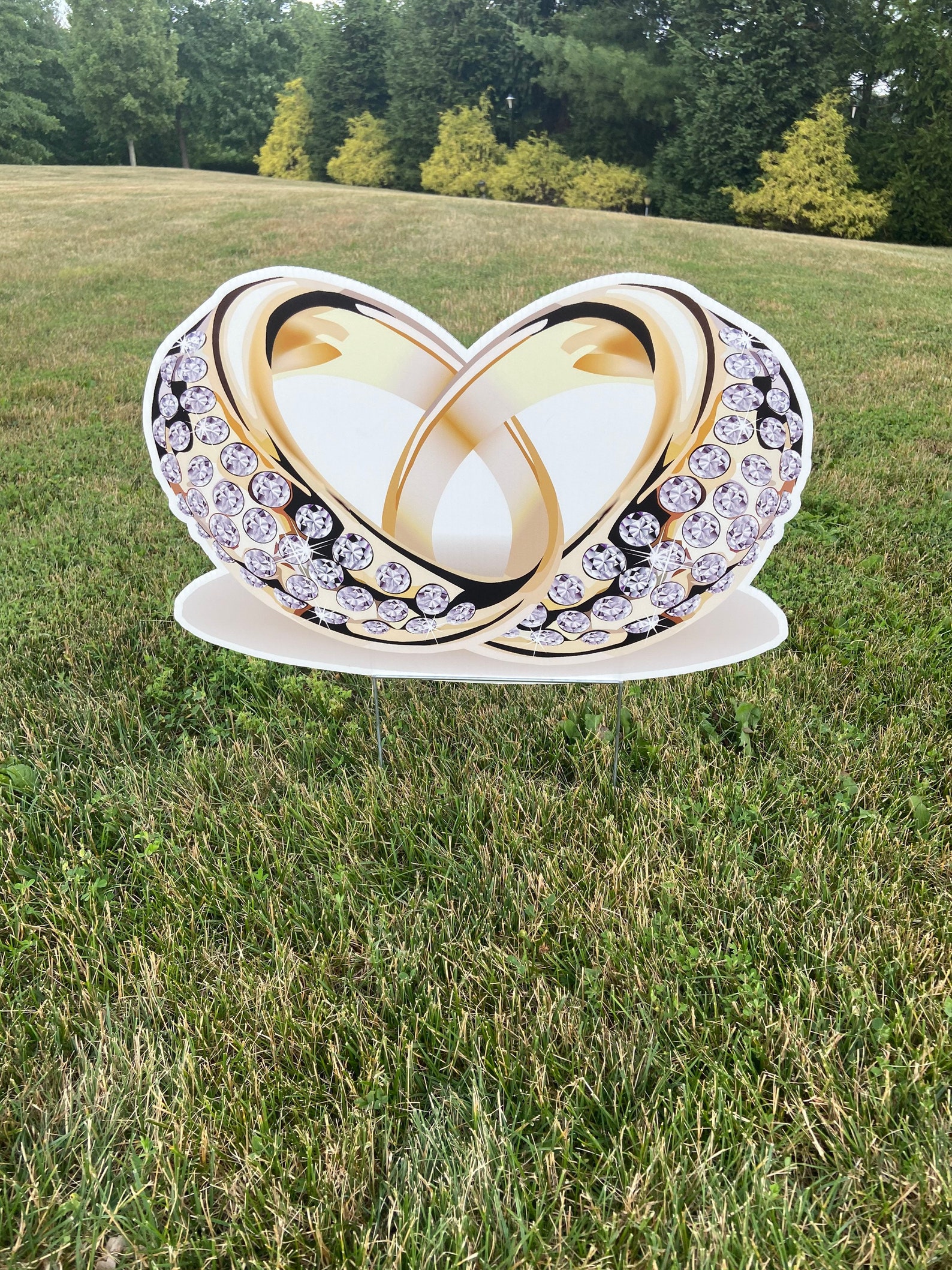 Lawn Sign - Rings - Etsy
