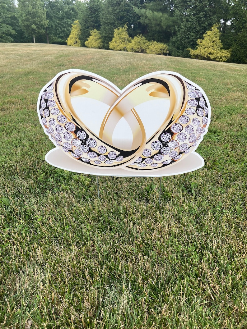 Lawn Sign - Rings - Etsy