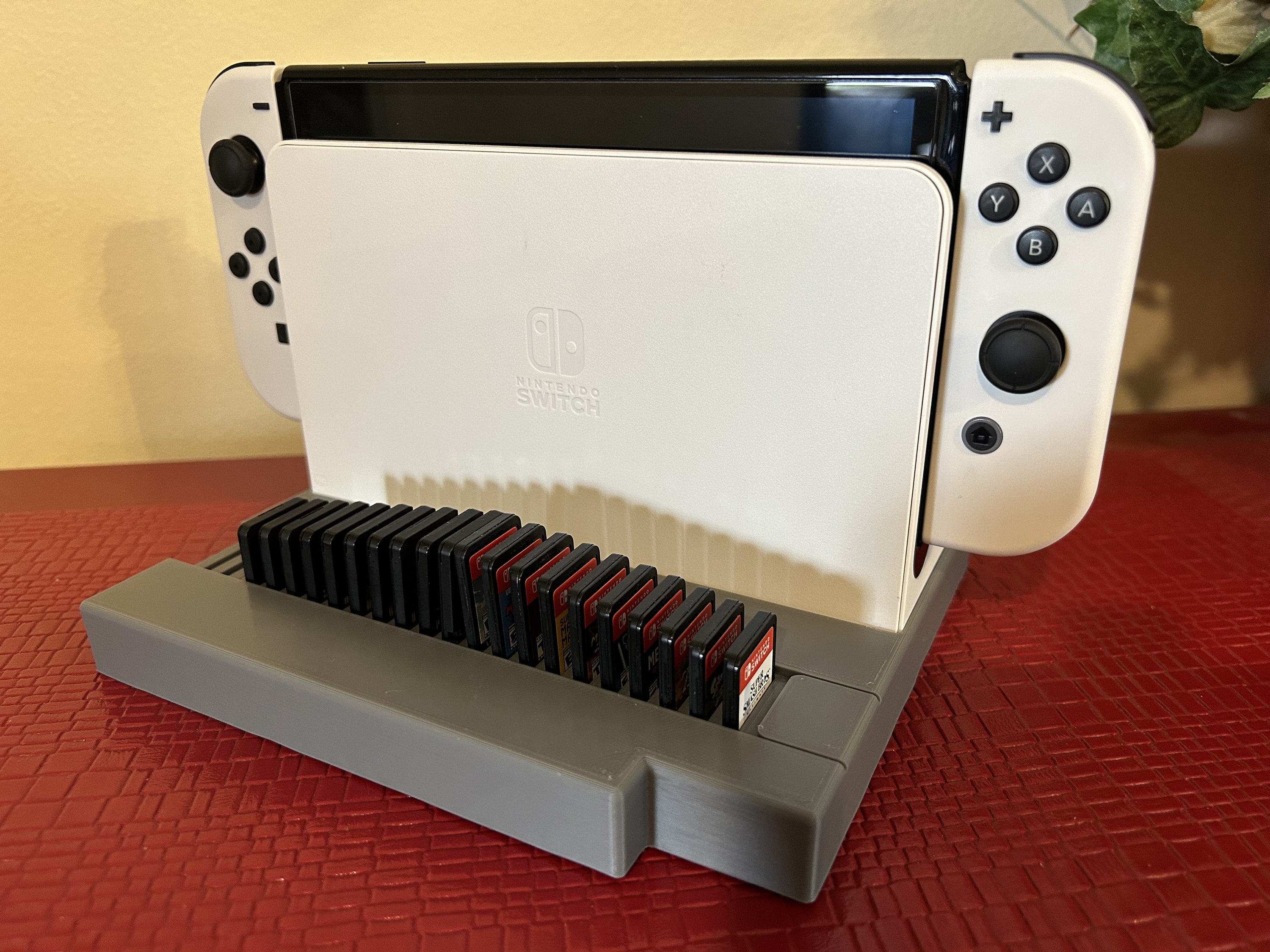 Nintendo Switch Stand and Cartridge Holder, OLED, Retro NES Cart Style ...