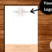 Custom Business Notepad YOUR LOGO | Personalized Small Business Gift ...