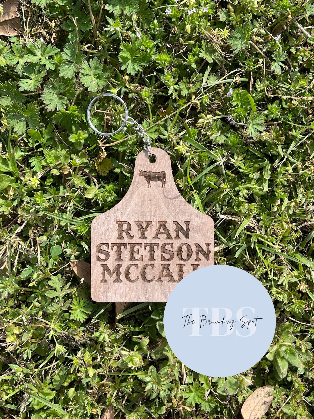 Custom Wooden Cow Tag Diaper Bag Tag - Newborn Baby - Personalized ...