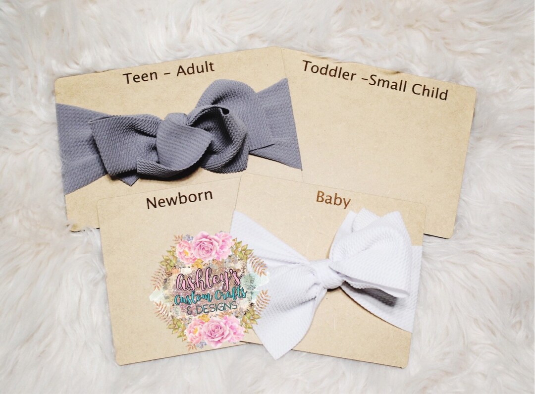 Template Headwrap Bow Board - Board Sizing Template for - Headwrap Boards - Head Wrap - Size ...