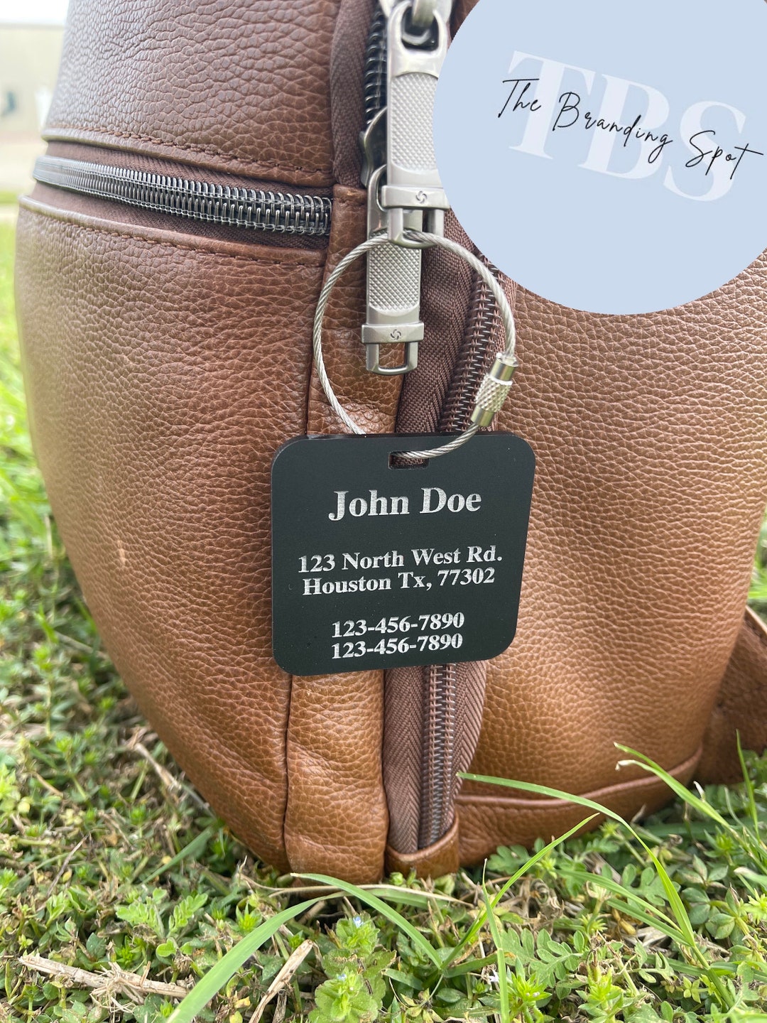 Personalized Luggage Tag - Engraved Suit Case Tag - Name Tag for ...