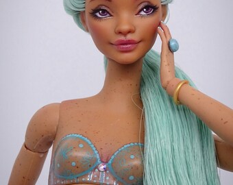 Barbie Ooak. Repainted Realistic Doll - Etsy