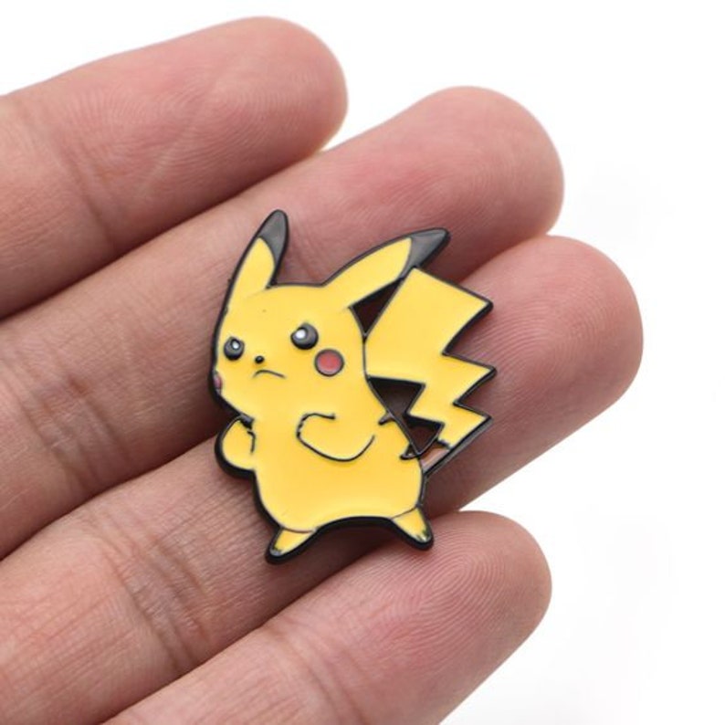 Pokemon Pikachu pin enamel | Etsy