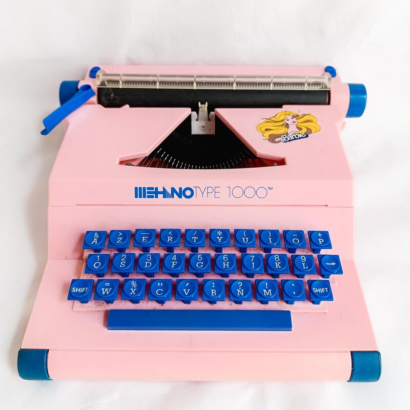 Pink Typewriter - Etsy