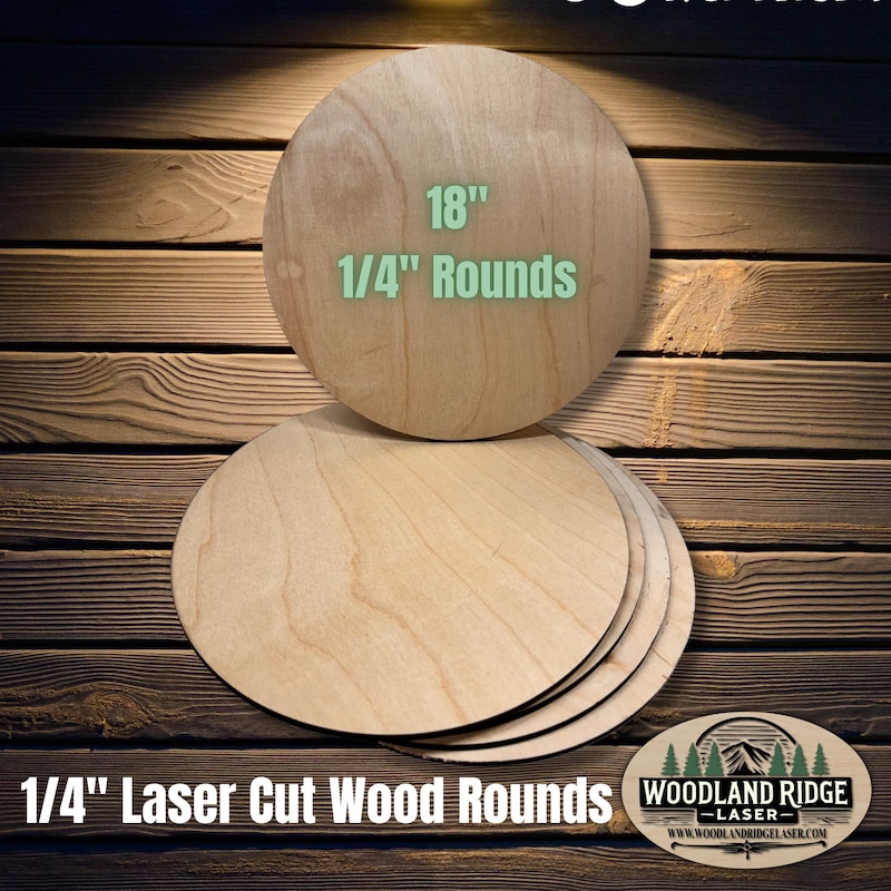 Wood 18 Circles for Crafts - Etsy