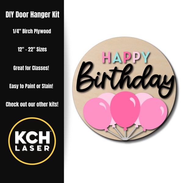 Happy Birthday Wood Door Signs - Etsy