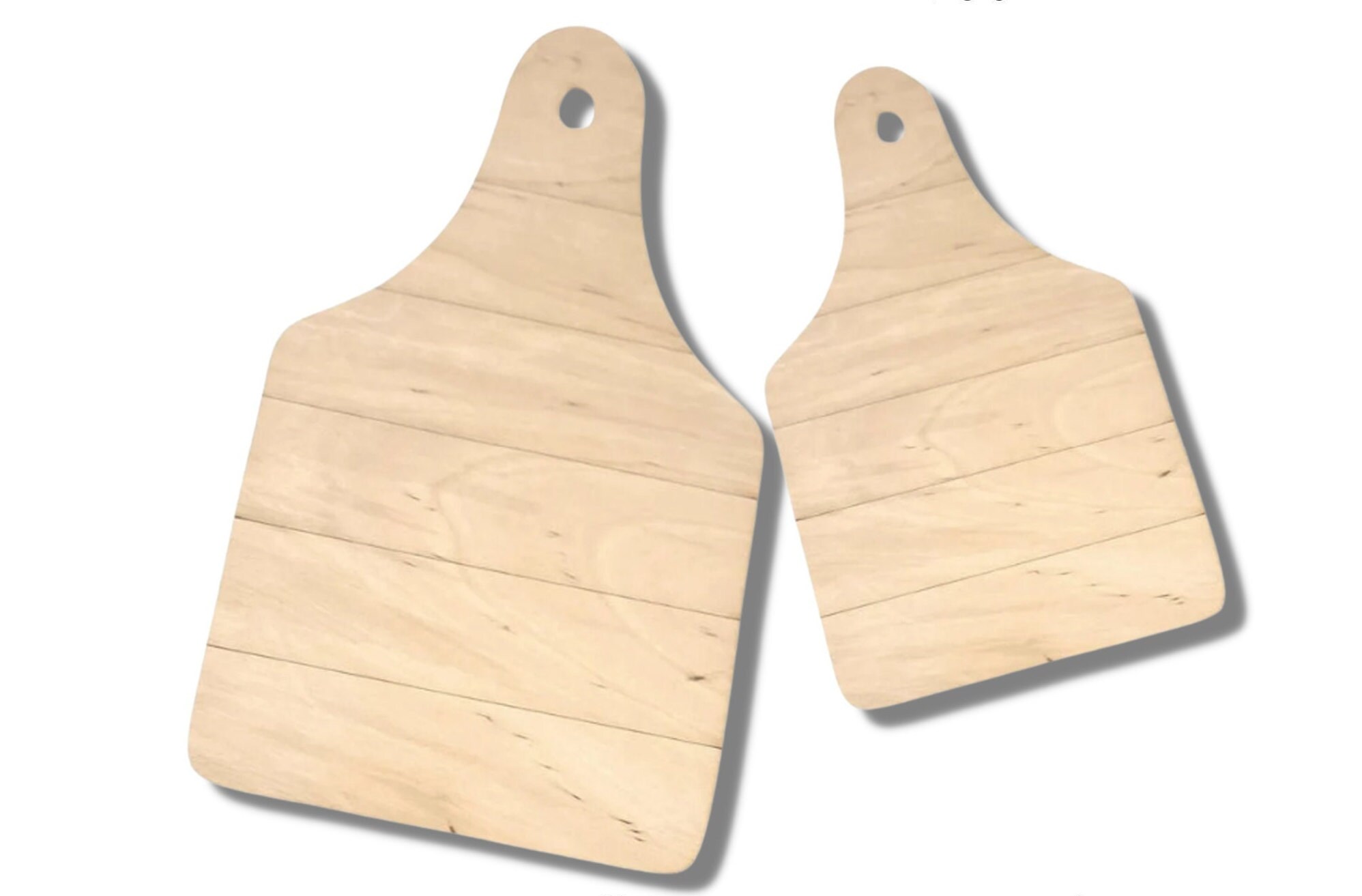 Cow Tag Wooden Cutout - Etsy