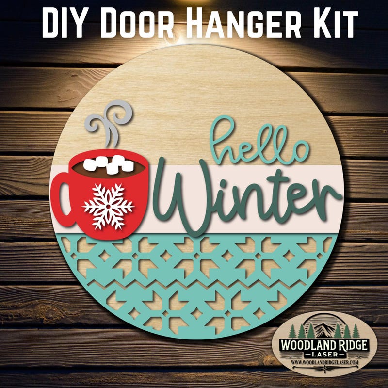 Winter Door Hanger - Etsy
