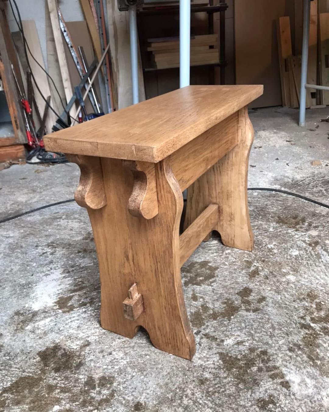 Medieval Bench With Refined Stool - Etsy UK