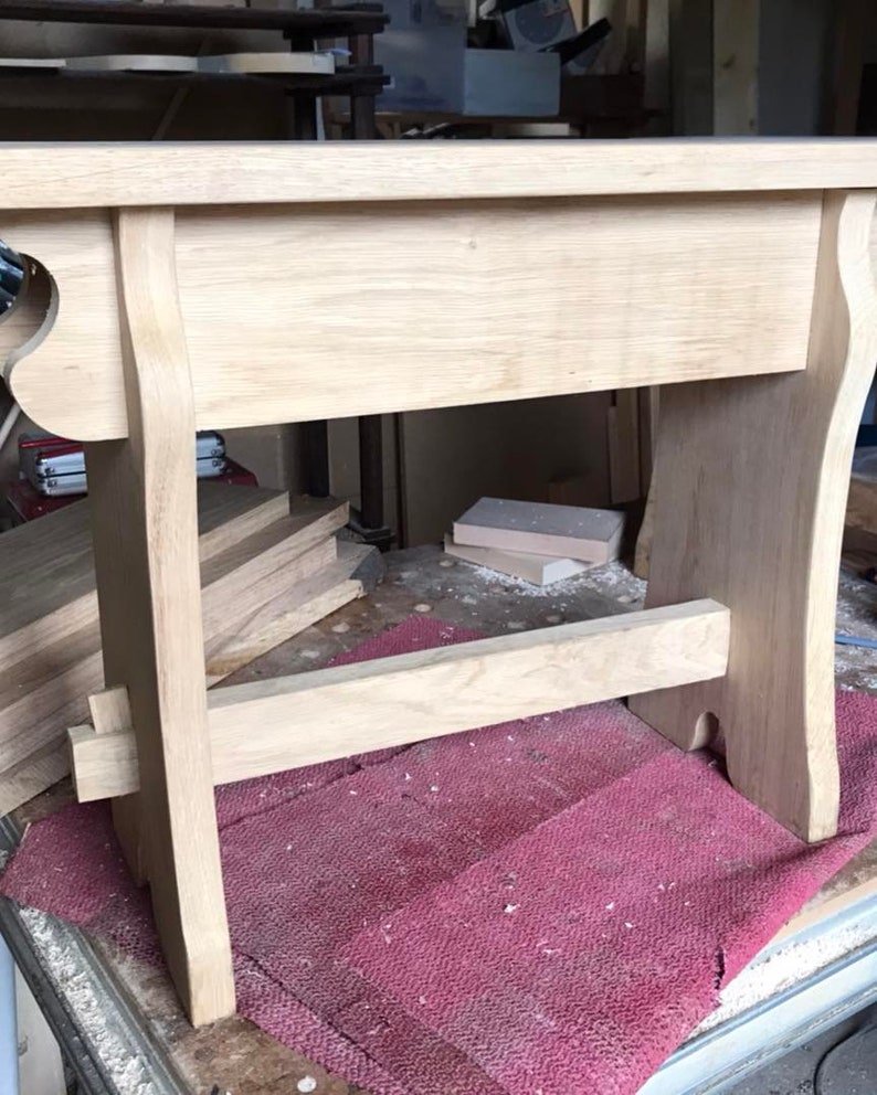Medieval Bench With Refined Stool - Etsy UK