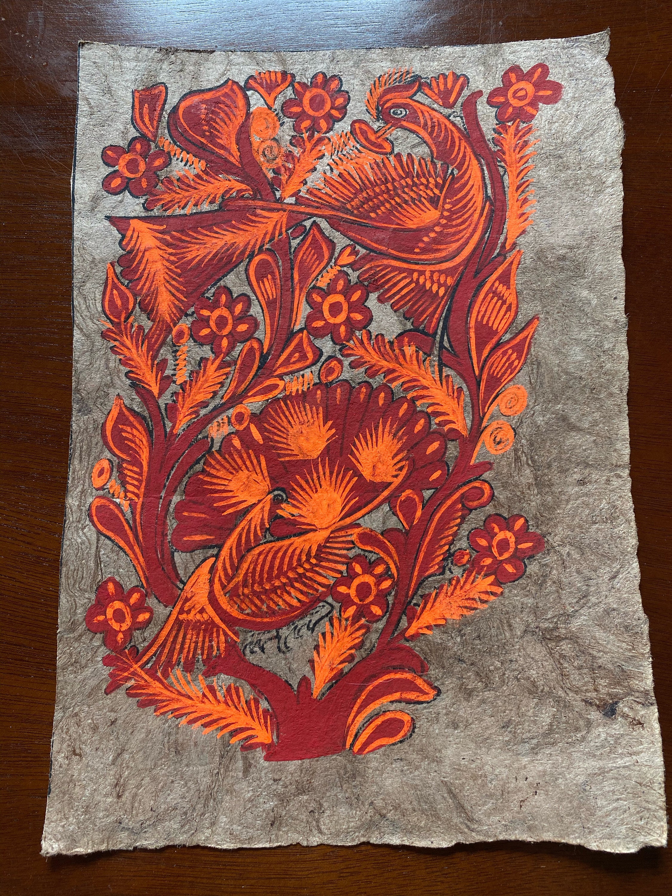 Amate Tree Paper PAINTING - Etsy