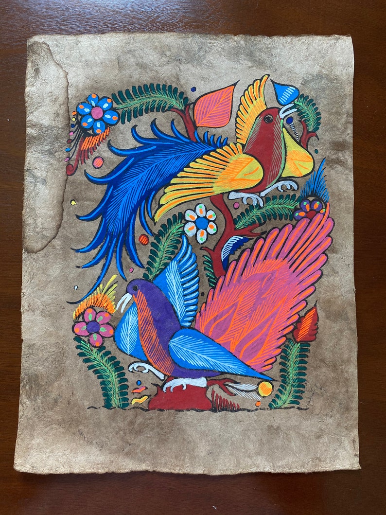 Amate Tree Paper PAINTING - Etsy