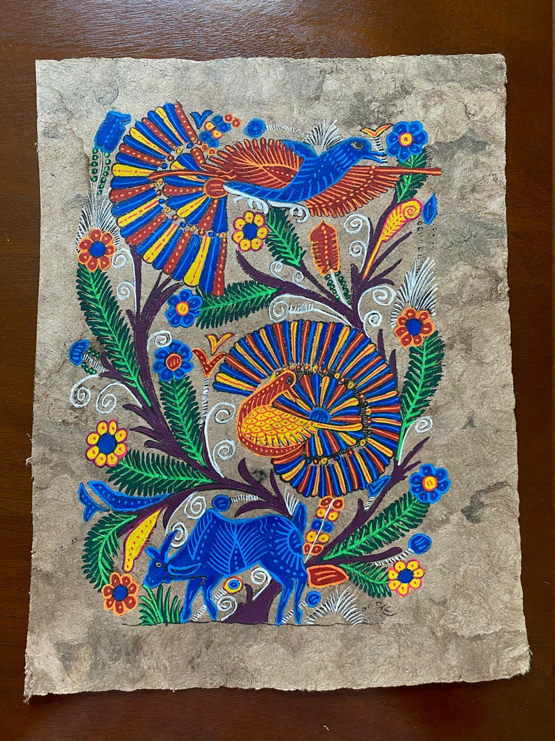 Amate Tree Paper PAINTING - Etsy