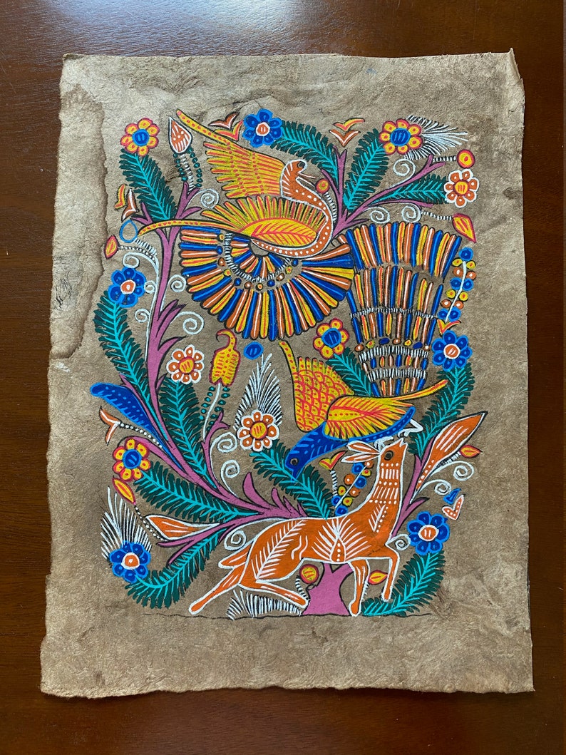 Amate Tree Paper PAINTING - Etsy