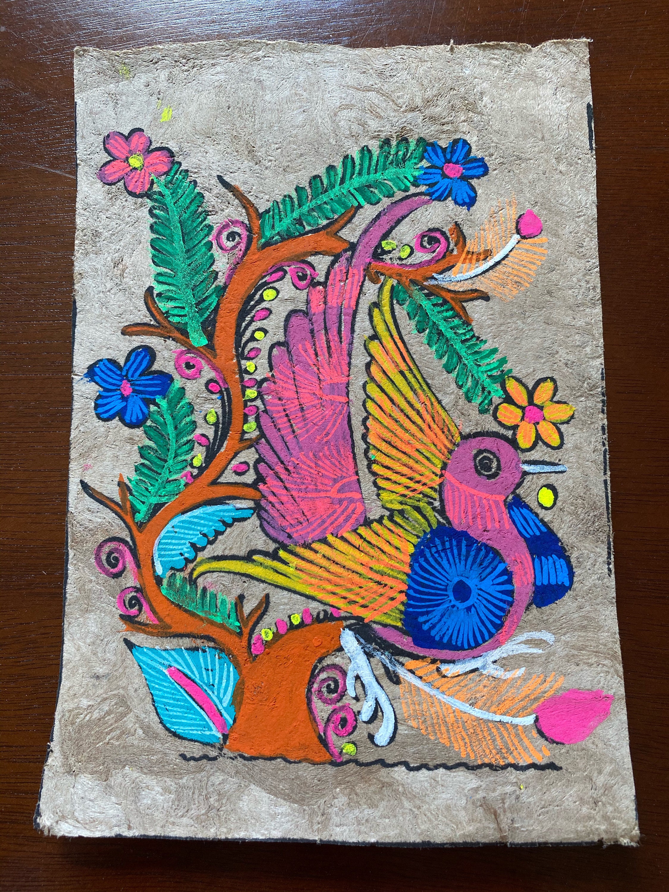 Amate Tree Paper PAINTING - Etsy