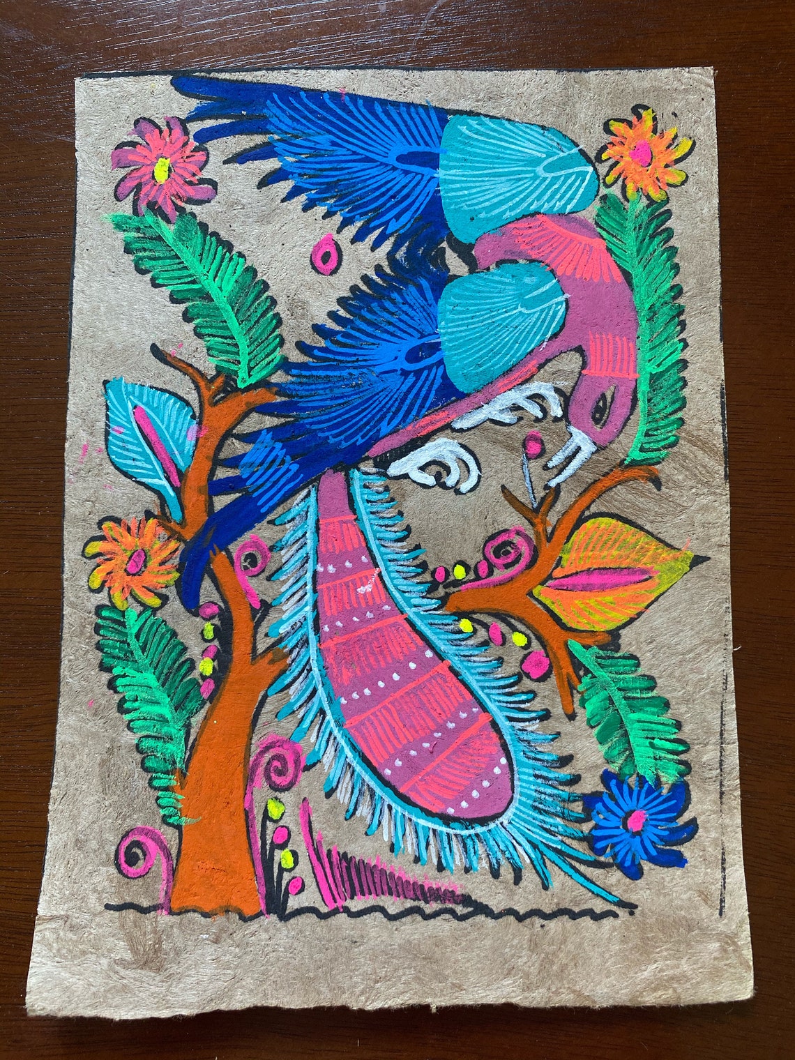 Amate Tree Paper PAINTING - Etsy