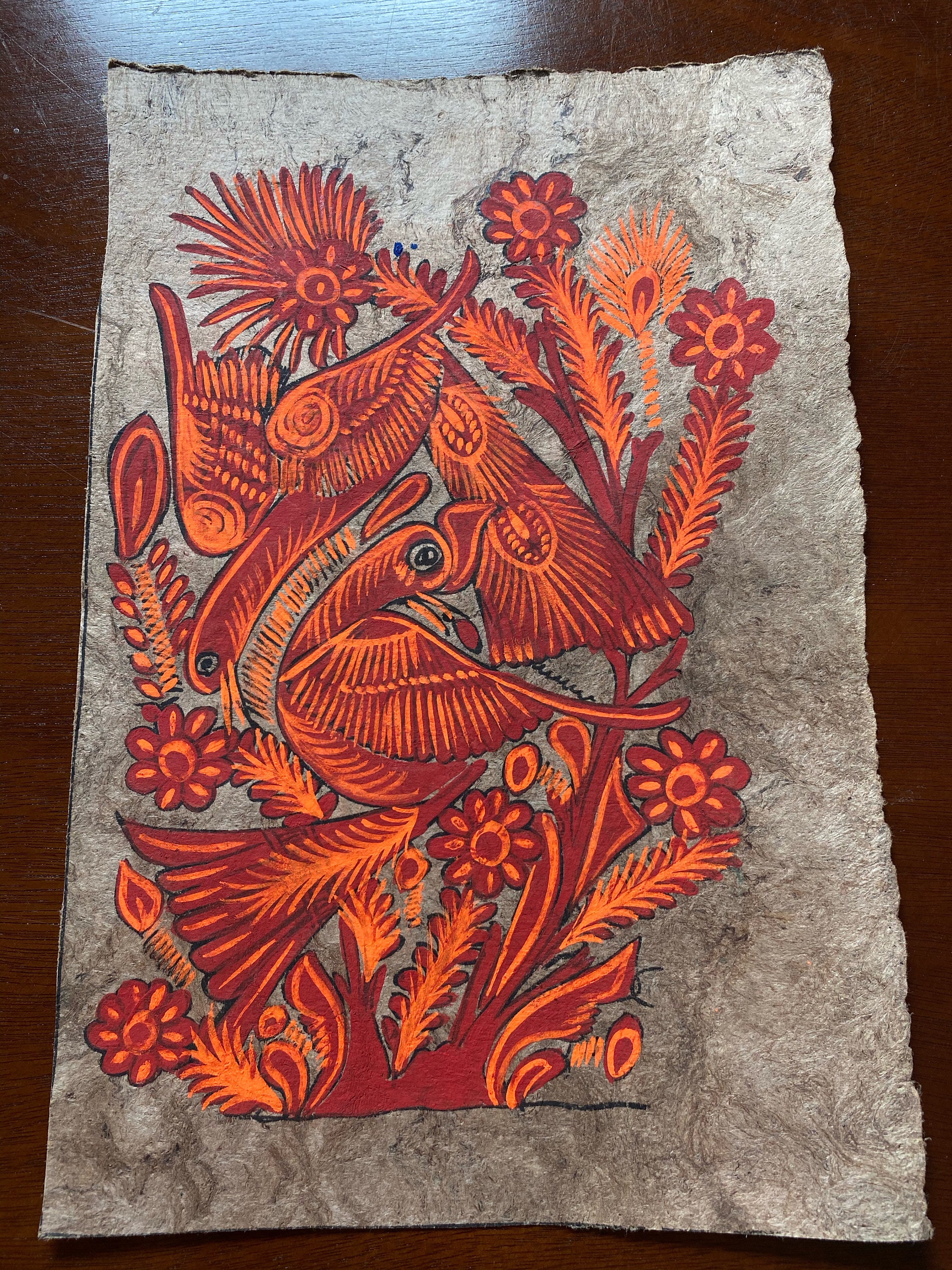 Amate Tree Paper PAINTING - Etsy