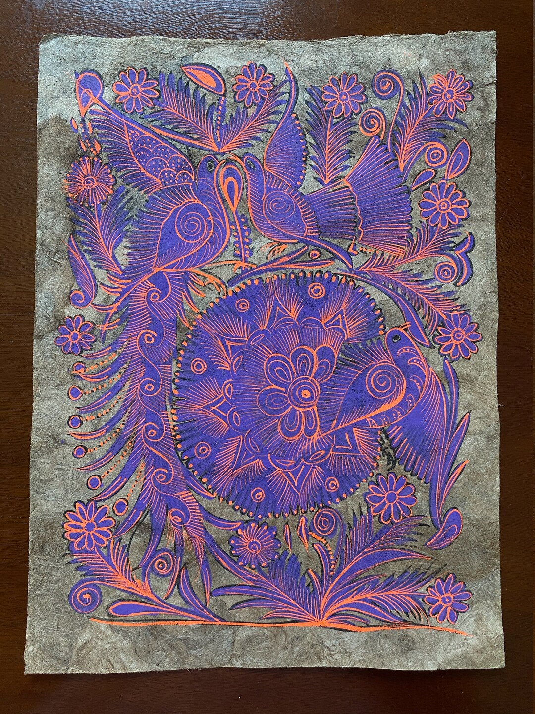 Amate Tree Paper PAINTING - Etsy