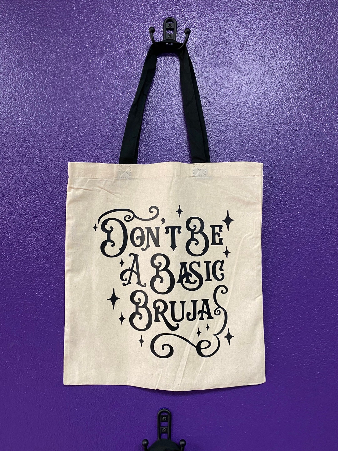 Don’t Be A Basic Bruja Tote Bag - Etsy