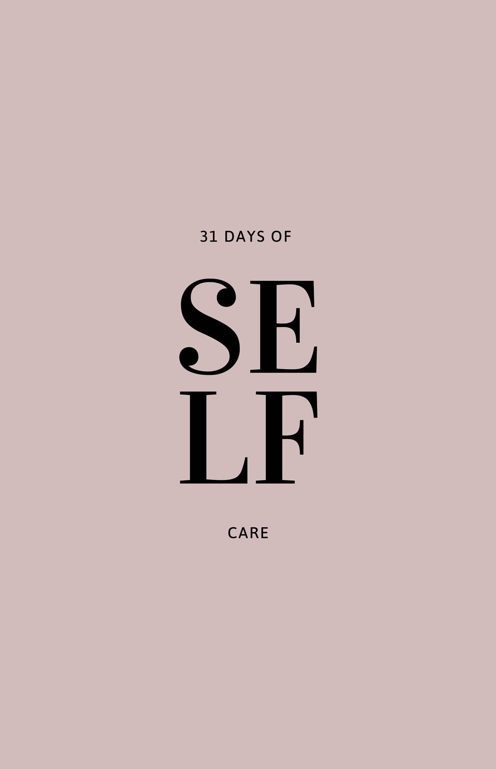 31 Days of Self Care Digital Journal - Etsy