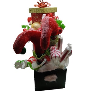 Christmas Centerpiece for Table Elf Centerpiece Christmas - Etsy