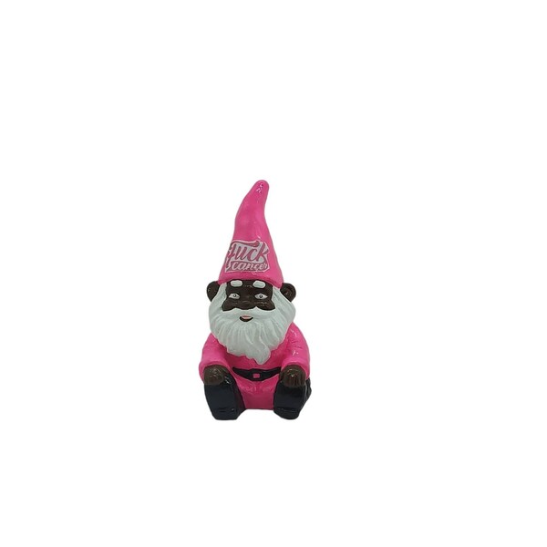 Breast Cancer Gnome Figurine - Etsy