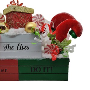 Christmas Centerpiece for Table Elf Centerpiece Christmas - Etsy