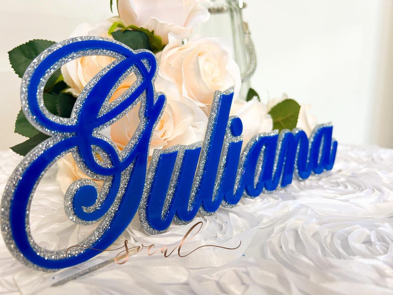 USA Made! Sale & Free Ship 2 Layer Acrylic Sweet 16, Quince or Mitzvah ...