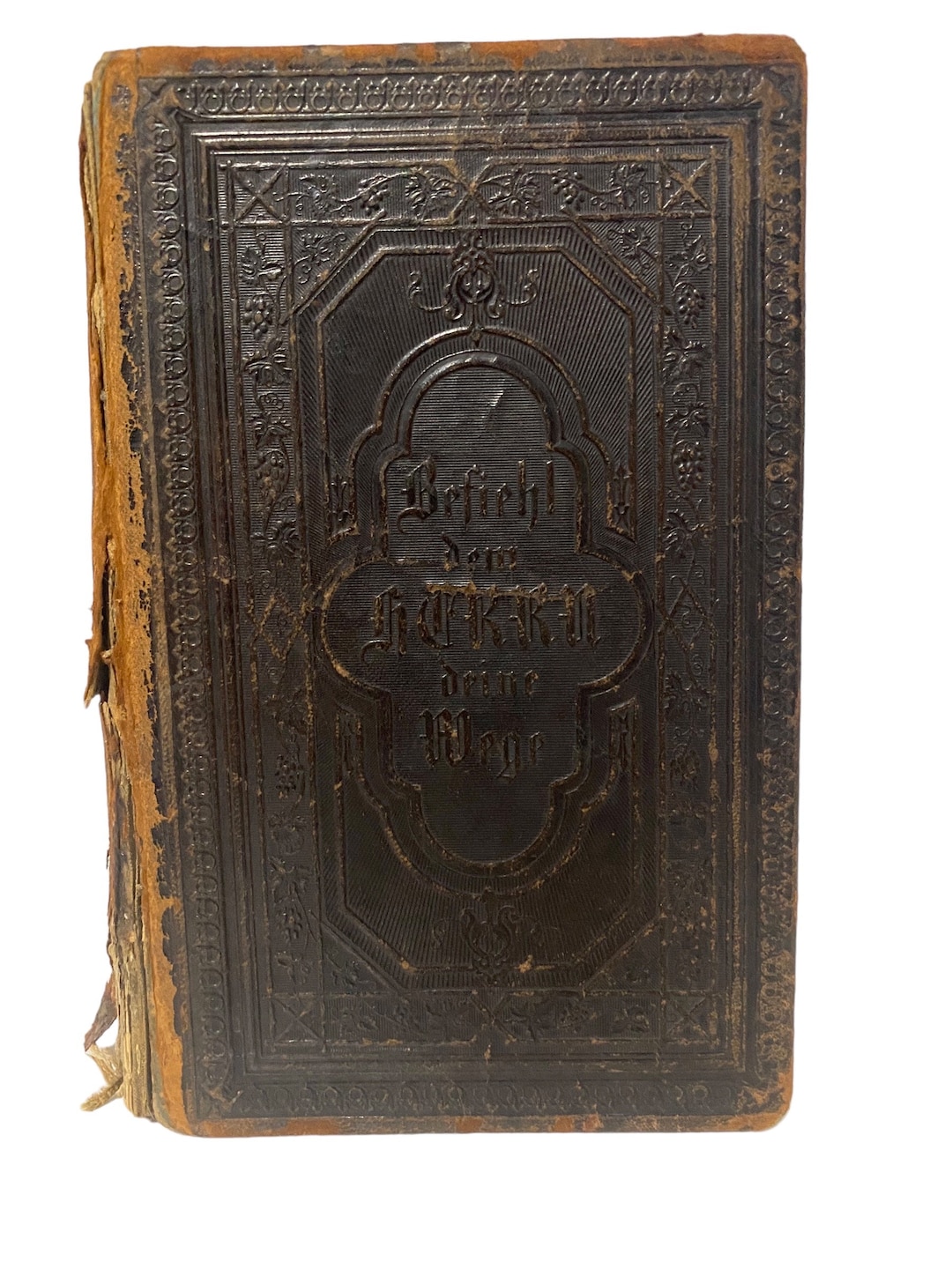 Antique German Bible August Hermann Francke, Leather Bound 1852 - Etsy