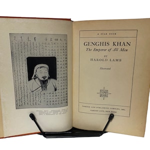 Genghis Khan Emperor of All Men by Harold Lamb 1927 - Etsy