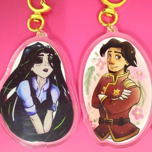 Tangled Series Keychains - VARIAN REDESIGN ADDED! - Etsy