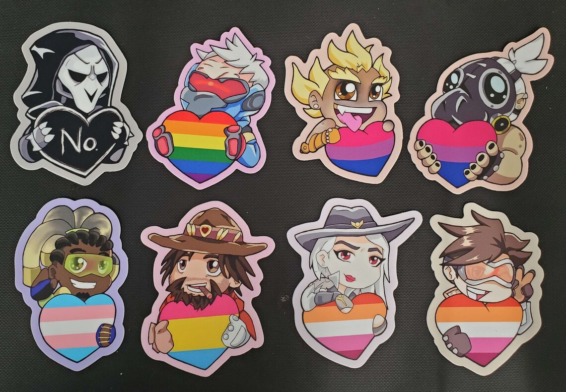 Overwatch Pride Hearts - Etsy