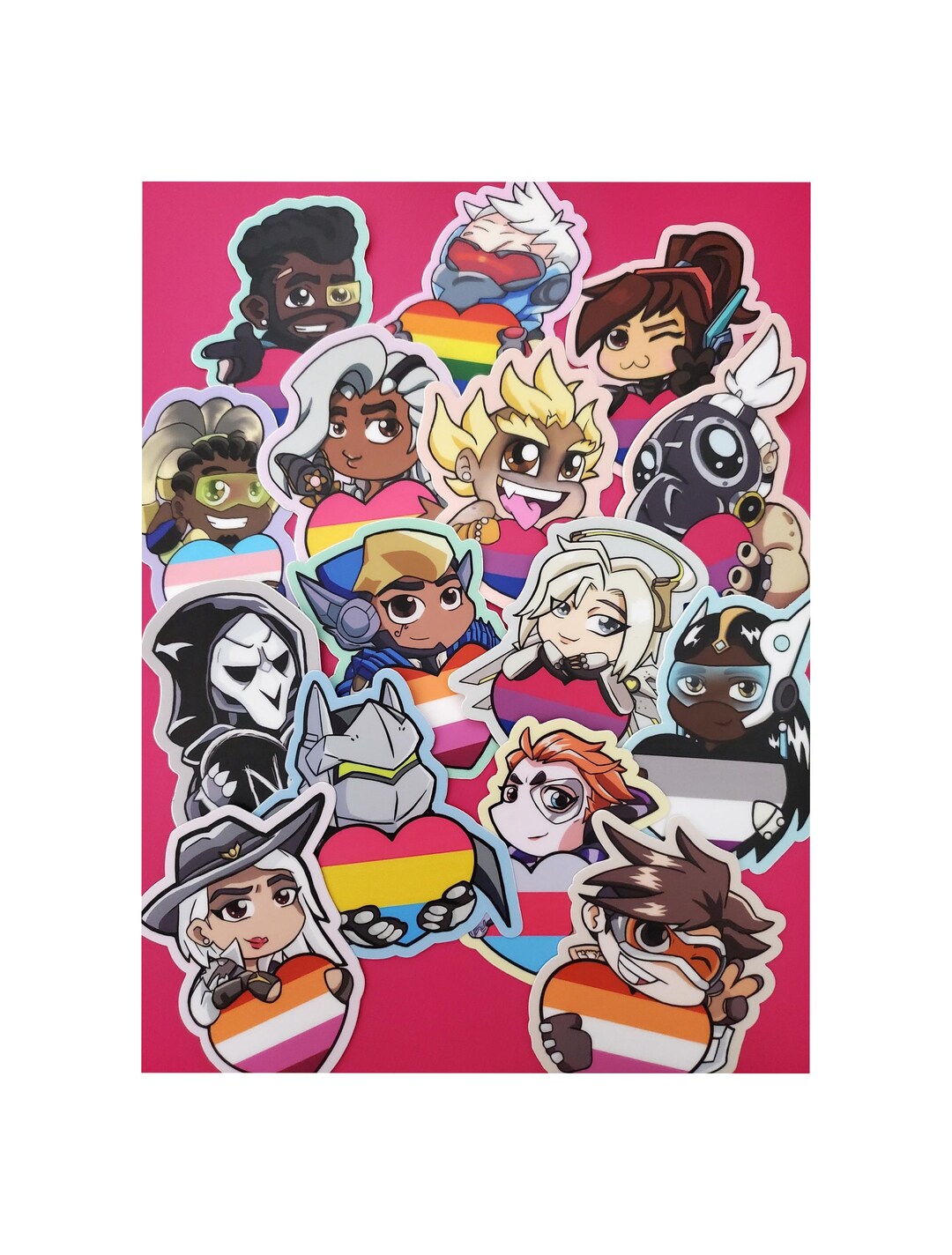 Overwatch Pride Hearts - Etsy