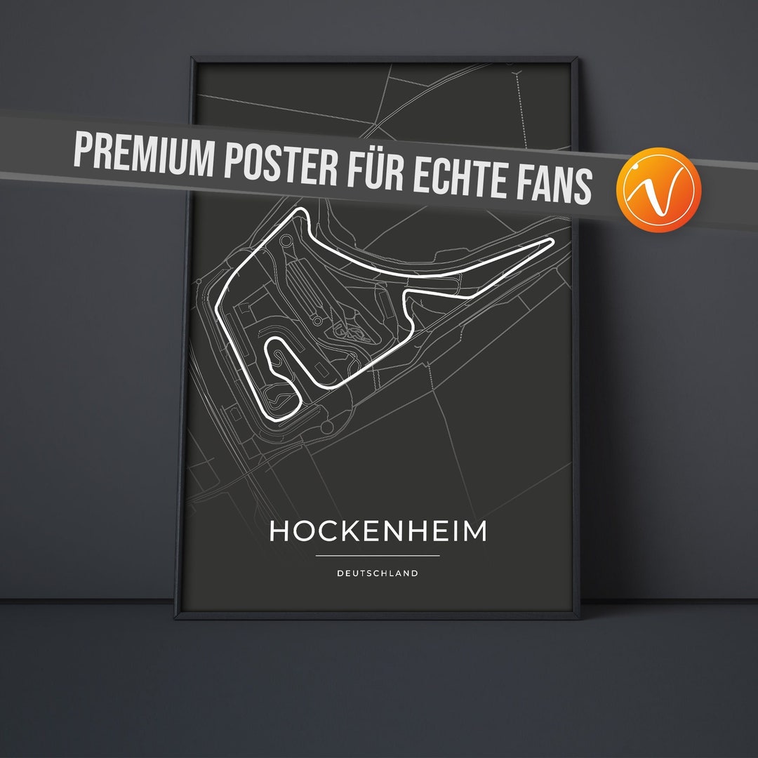 Poster Motorsport Hockenheim Race Track - Etsy